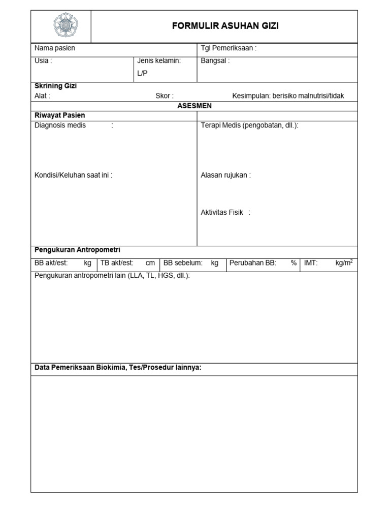 Form NCP - Modifikasi - 041021 | PDF