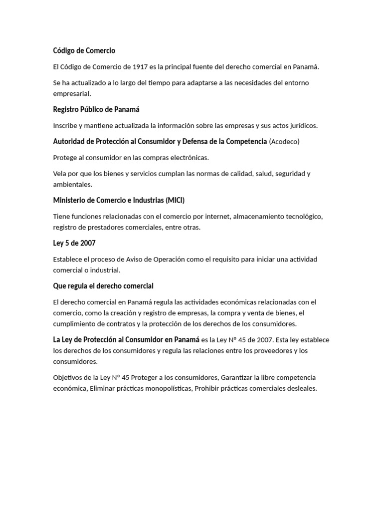 Código de Comercio | PDF