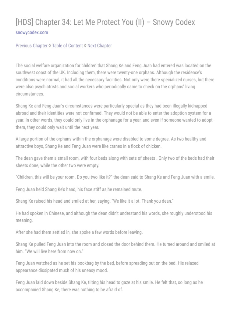 HDS Chapter 34 Let Me Protect You | PDF