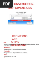 Ship Dimensions | PDF | Tonnage | Shipping