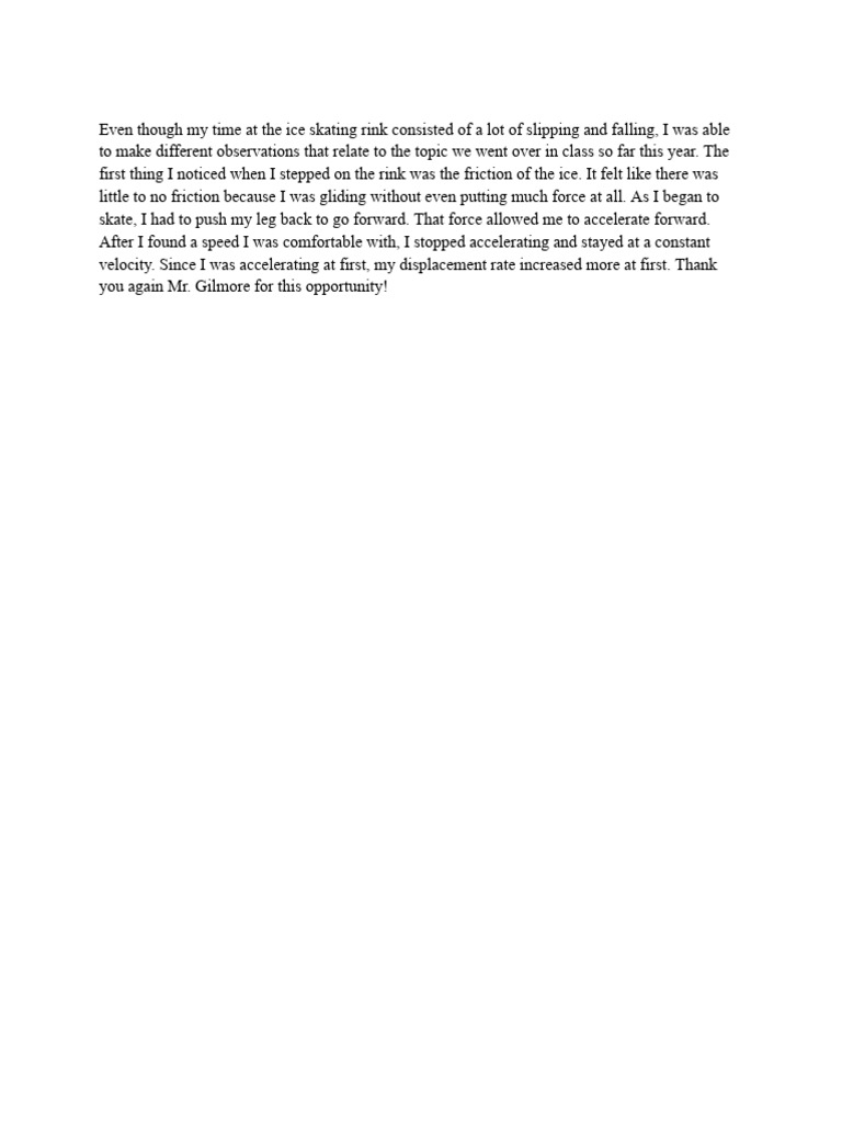 Ice Skating PDF | PDF