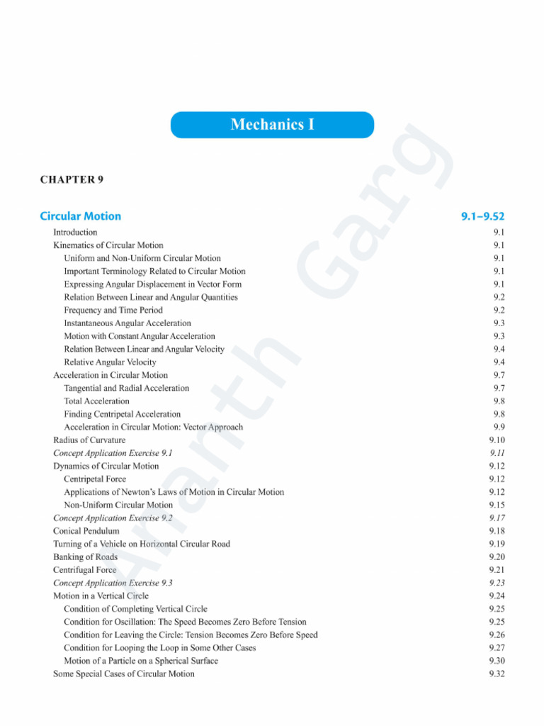 9. Circular Motion Chapter | PDF