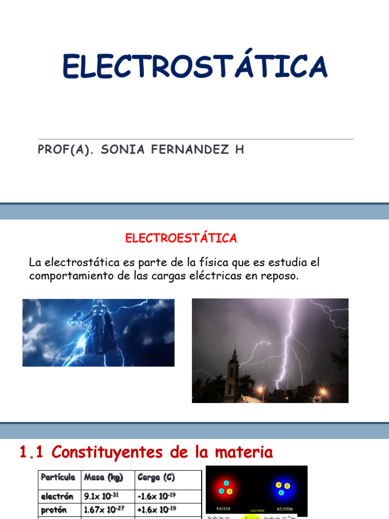 Electrostatica | PDF | Condensador | Capacidad