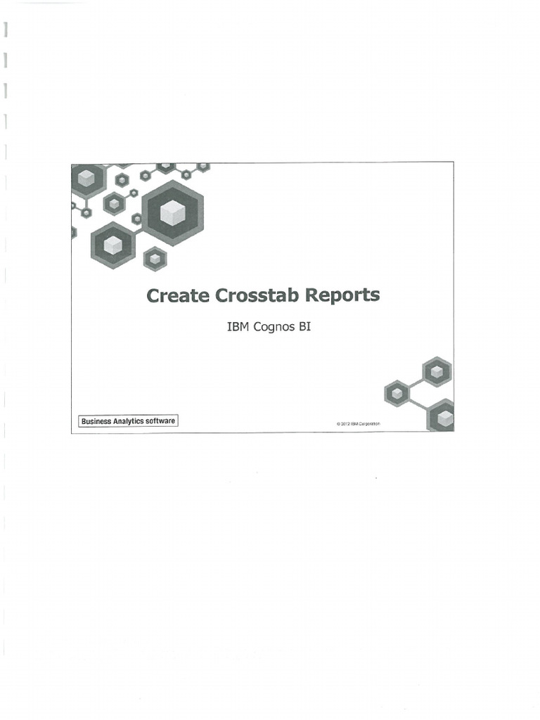Ibm - Cognos - Book - 1 - 201-250 | PDF