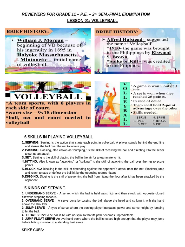 Float Serve in Volleyball Explained | PDF