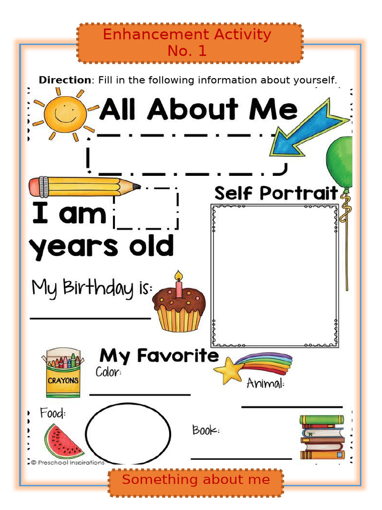 Kinder Enhancement Activity 23 24 | PDF