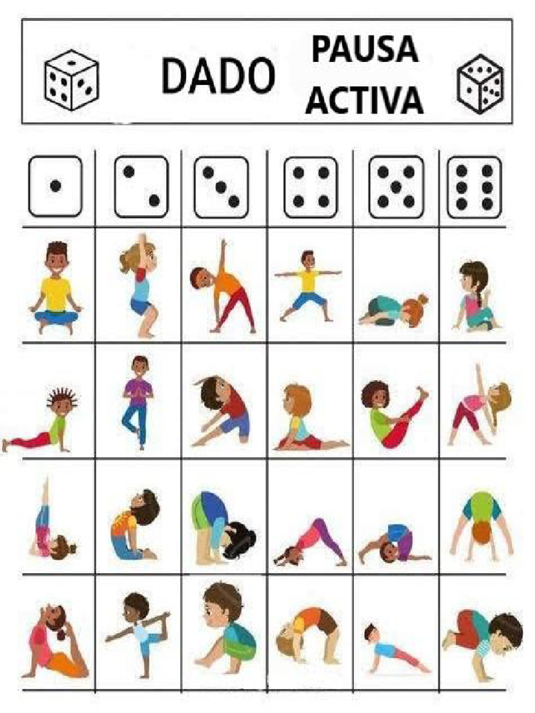 Dado Pausa Activa. | PDF