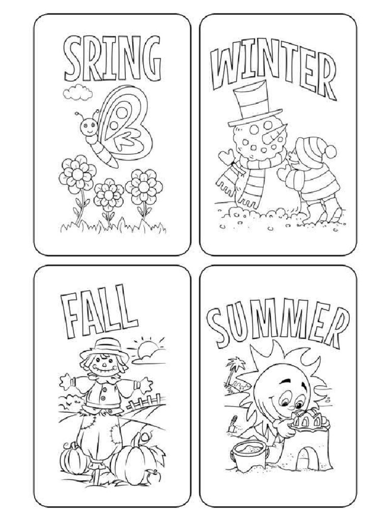Memory Cards Seasons | PDF