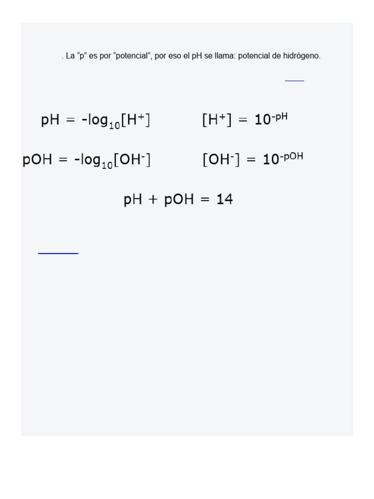 Qué Es El PH | PDF | Ph | Química
