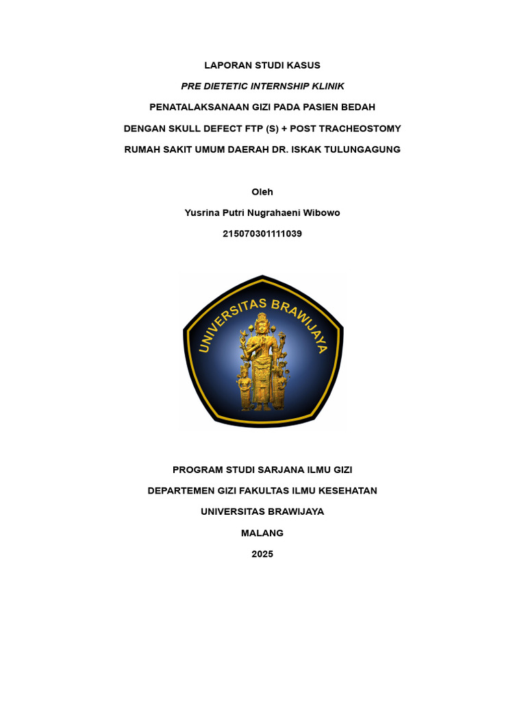 Laporan Studi Kasus Wajib - Yusrina Putri N.W. - 3 | PDF