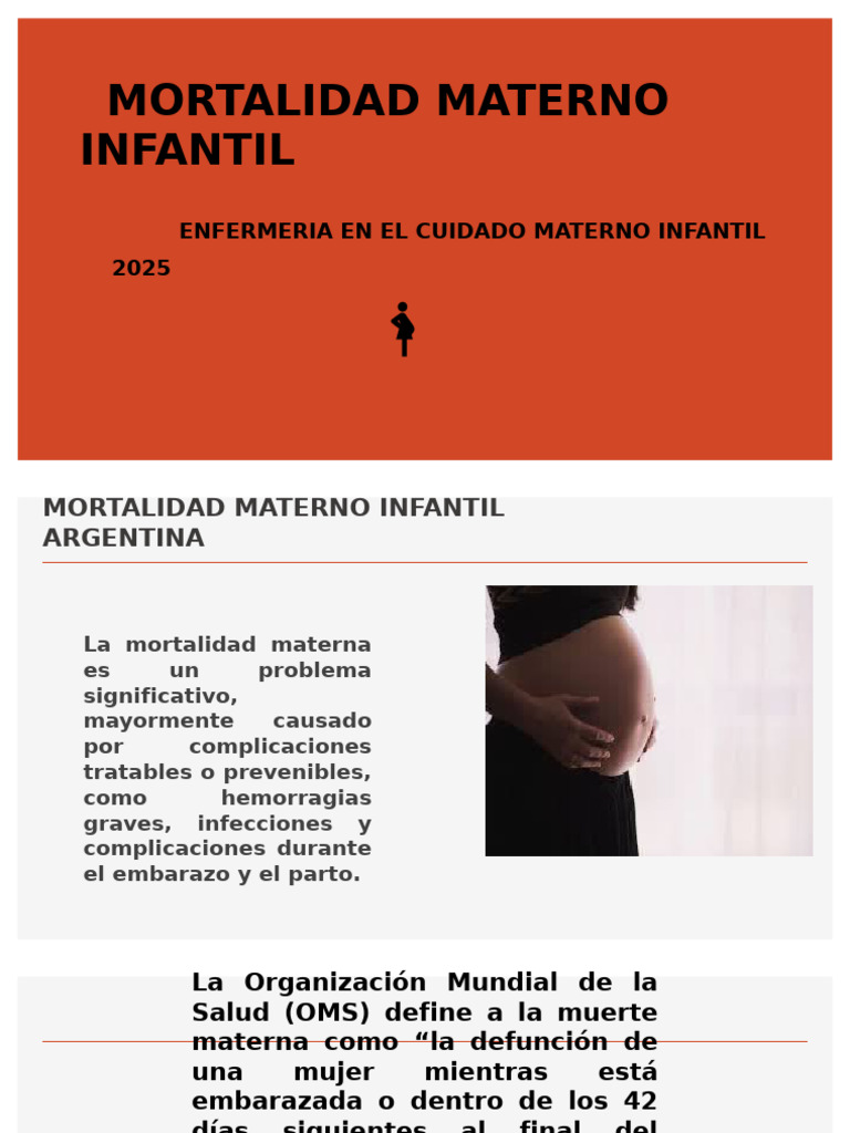 Mortalidad Materno Infantil-1 | PDF | Muerte materna | Tasa de mortalidad
