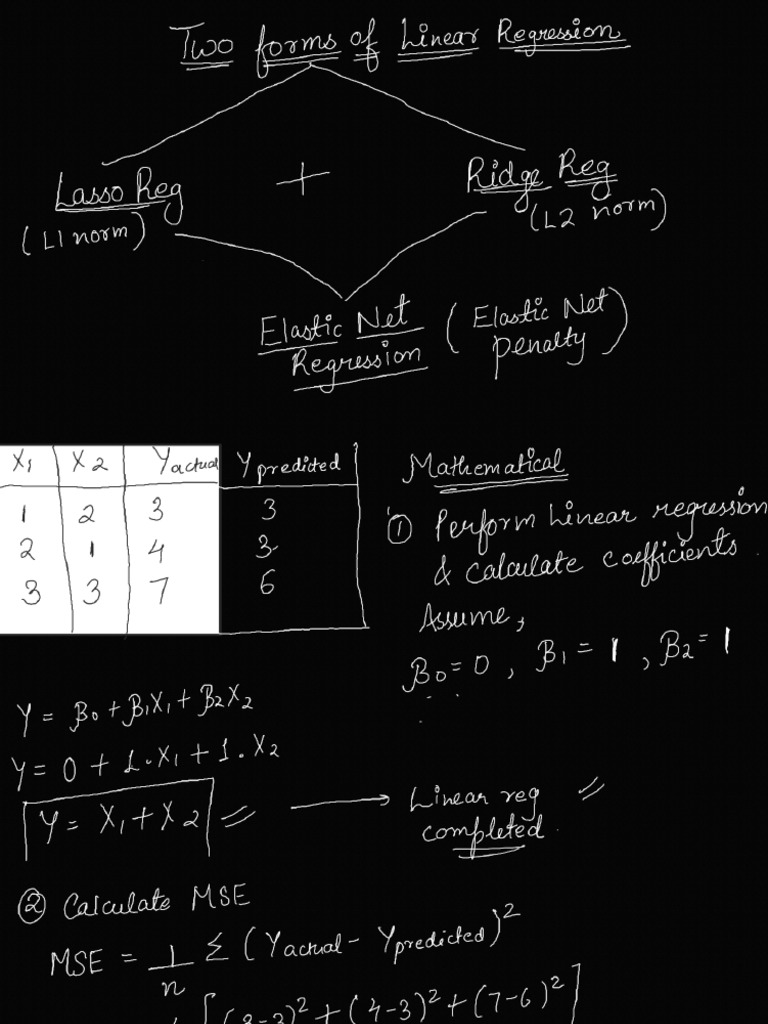 rELASTIC NET REGRESSION | PDF