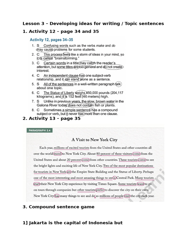 Indonesian writing course - Lesson 3 | PDF