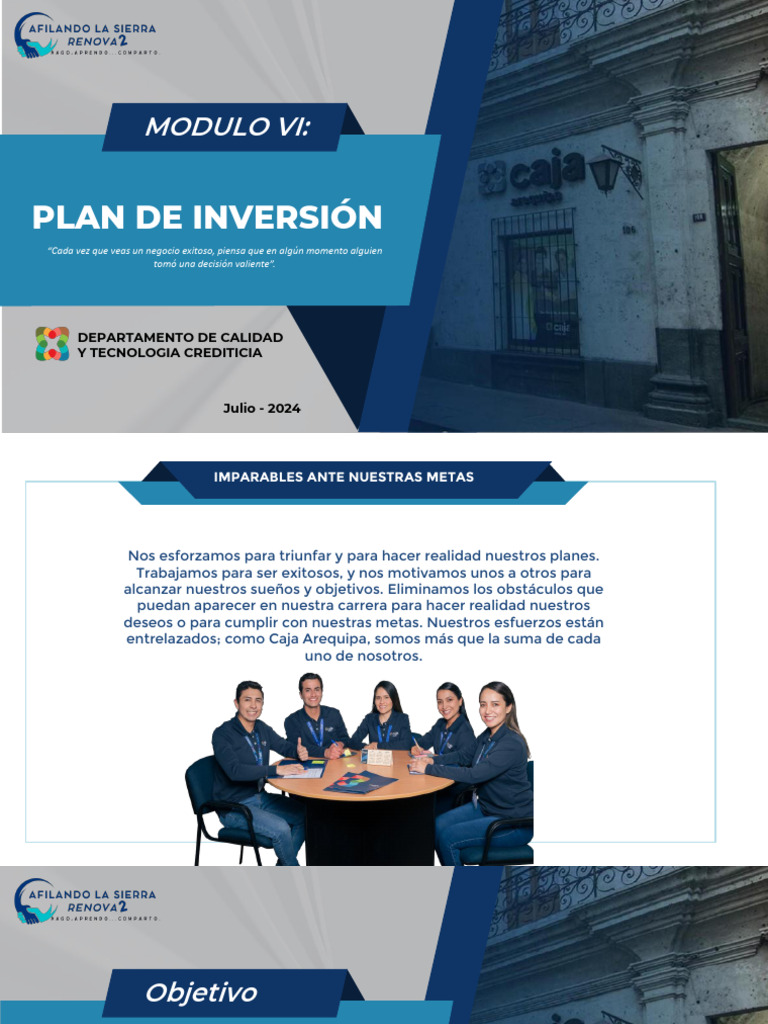Modulo Vi Plan de Inversión | PDF | Business | Capital de trabajo