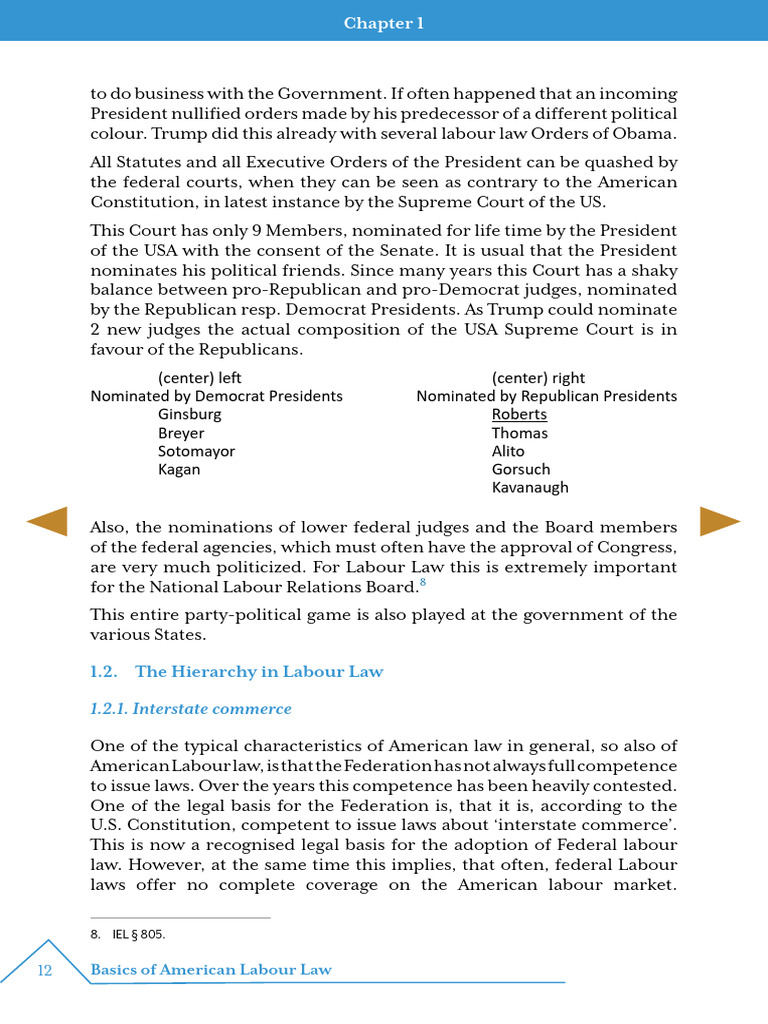 Overview of American Labour Law Basics | PDF | Supreme Court Of The ...