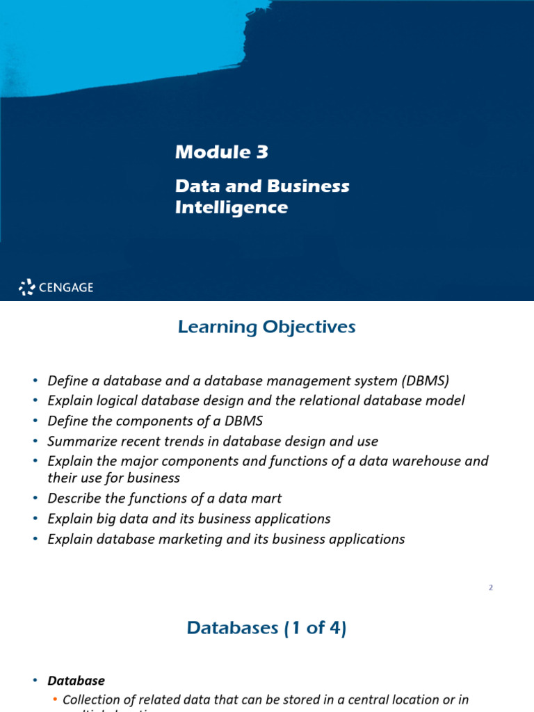 05 MIS11e - ch03wKeyTermsConceptsReviewedEx | PDF | Databases | Data Warehouse