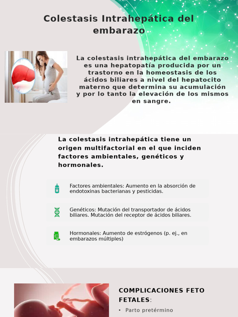 Colestasis Materna | PDF