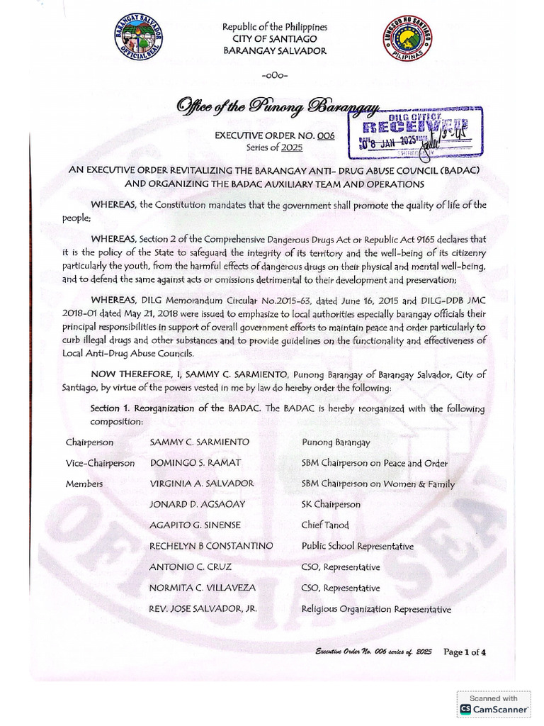 Eo No. 006-Badac, Auxiliary Team & Opera | PDF