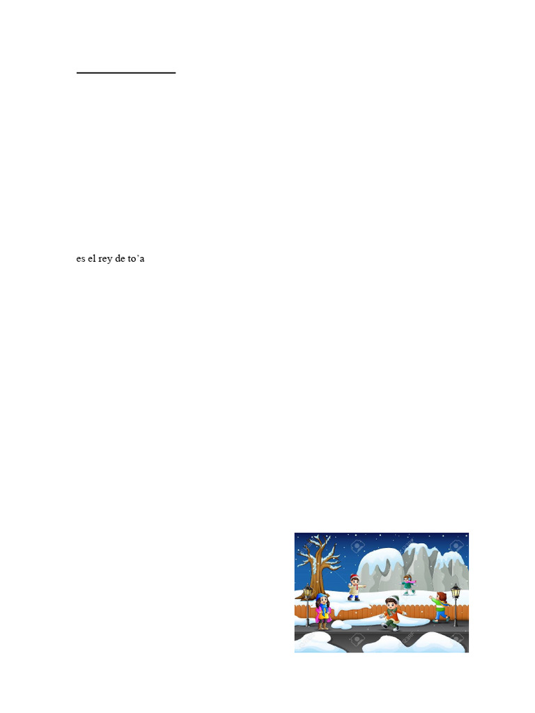 Esta Nevando | PDF