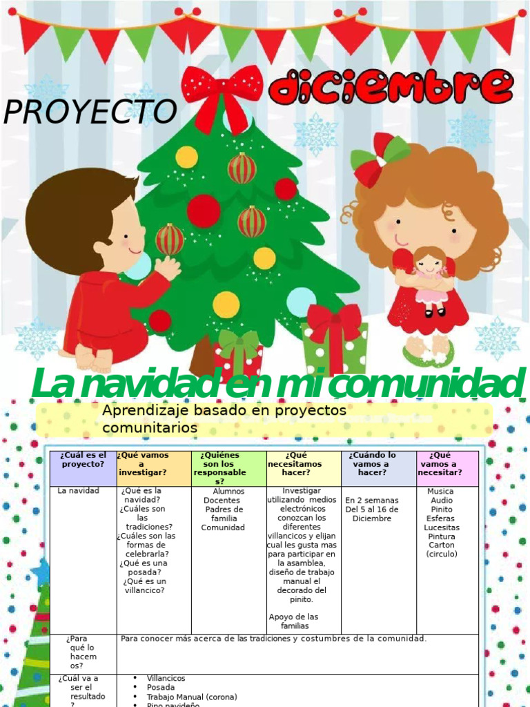 Proyecto Navidad | PDF | Navidad | Canciones