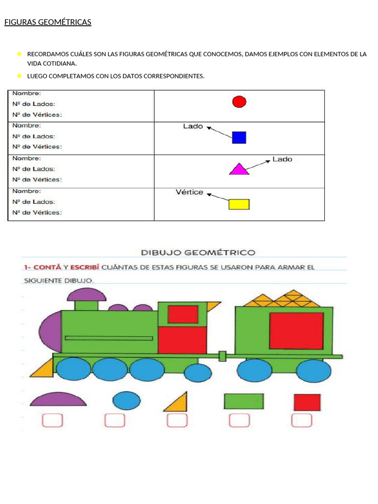 Figuras Geométricas en la Vida Cotidiana | PDF
