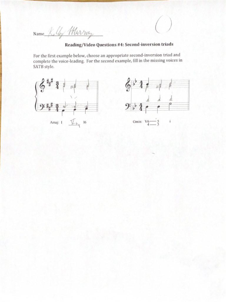 RVQ Second Inversion | PDF