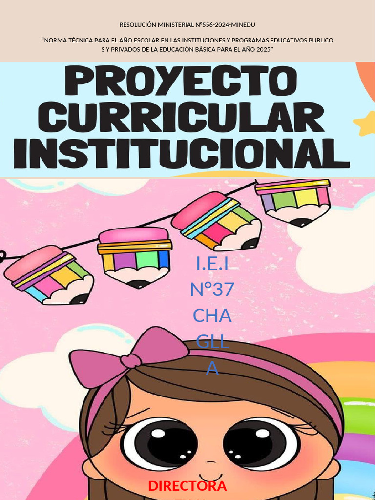 PCI 2025 INICIAL EDITORIAL DIONICIO (1) (2) (1) | PDF | Aprendizaje | Plan de estudios