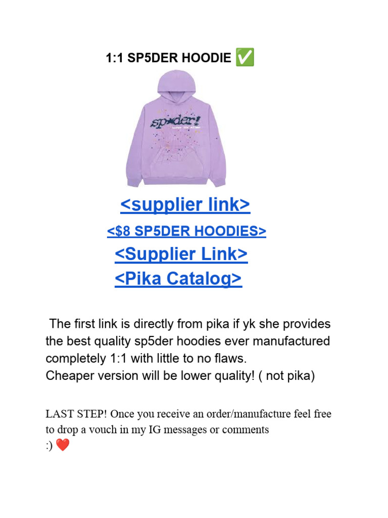 Sp5der Hoodie 1 - 1 (8) 6 | PDF