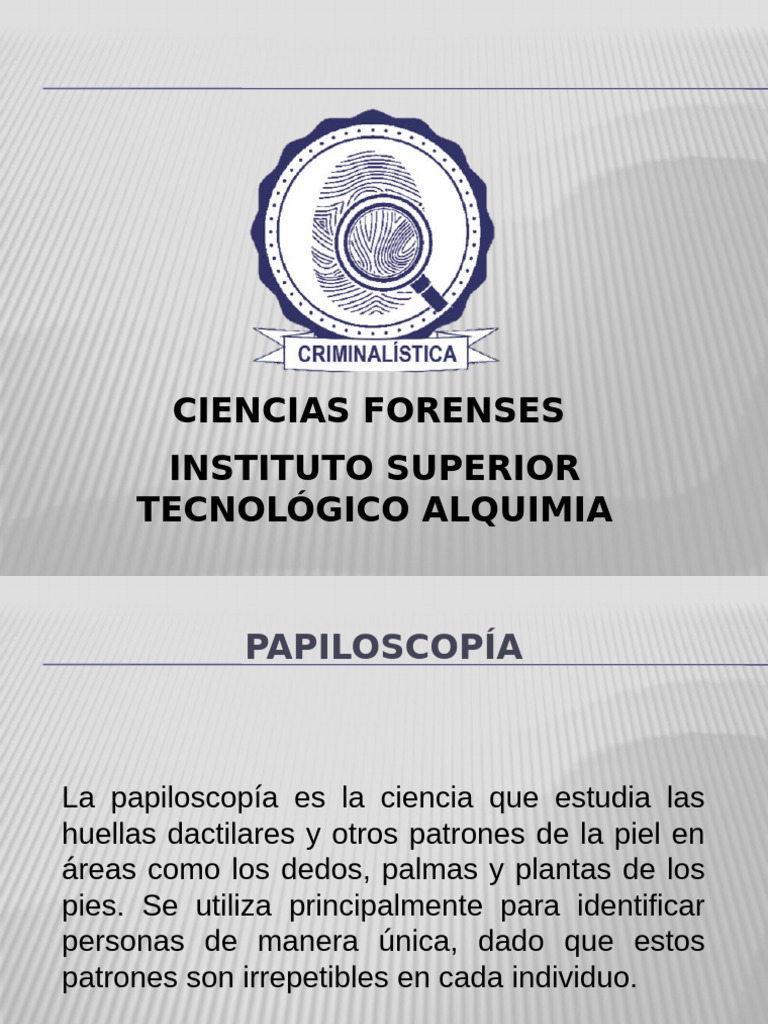 DACTILOS | PDF | Huella dactilar | Antropometría