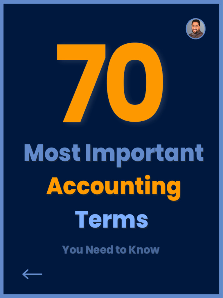 Most Important Accounting Terms | PDF | Equity (Finance) | Expense