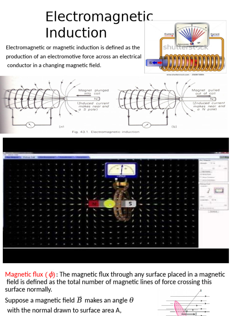 Electromagnetic Induction Note | PDF | Electromagnetic Induction | Inductor
