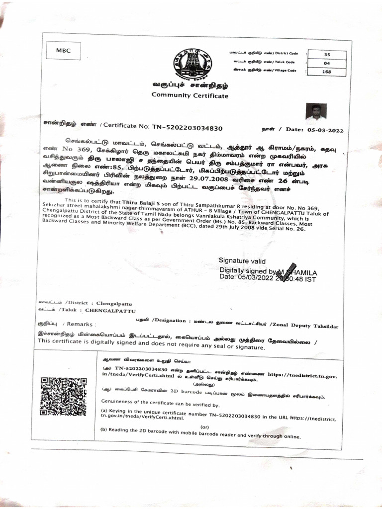 Community Certificate | PDF