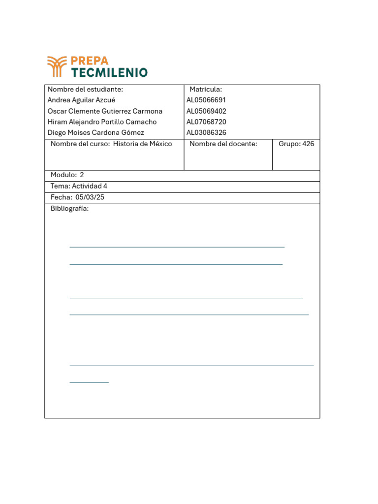 Actividad 4 Historia | PDF | Nueva españa | España