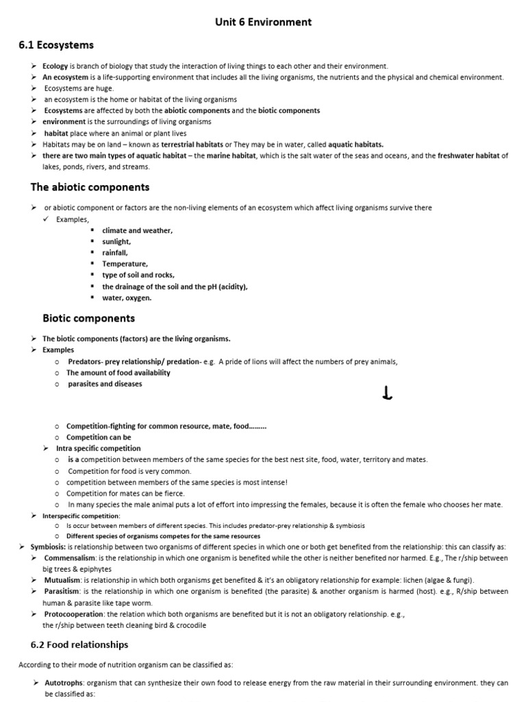 Understanding Ecosystems and Food Chains | PDF | Ecosystem | Food Web