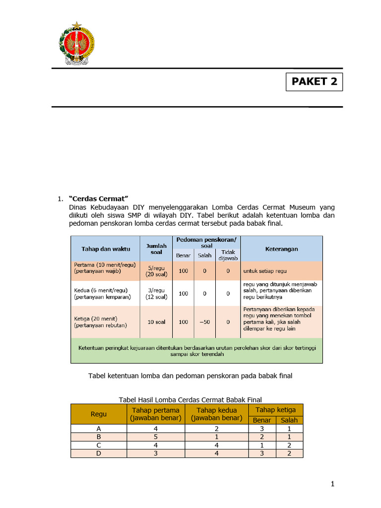 PP Aspd Diy - Matematika Paket 2 | PDF