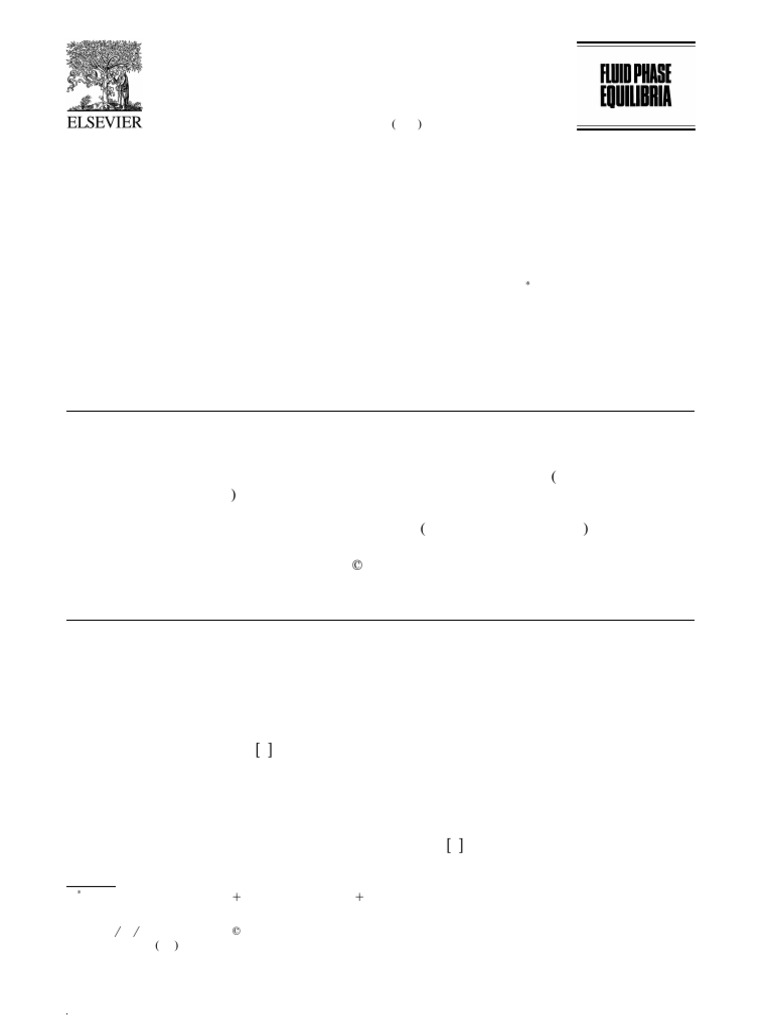 Prediction of Thermodynamics Properties Using A Modified Unifac Model ...