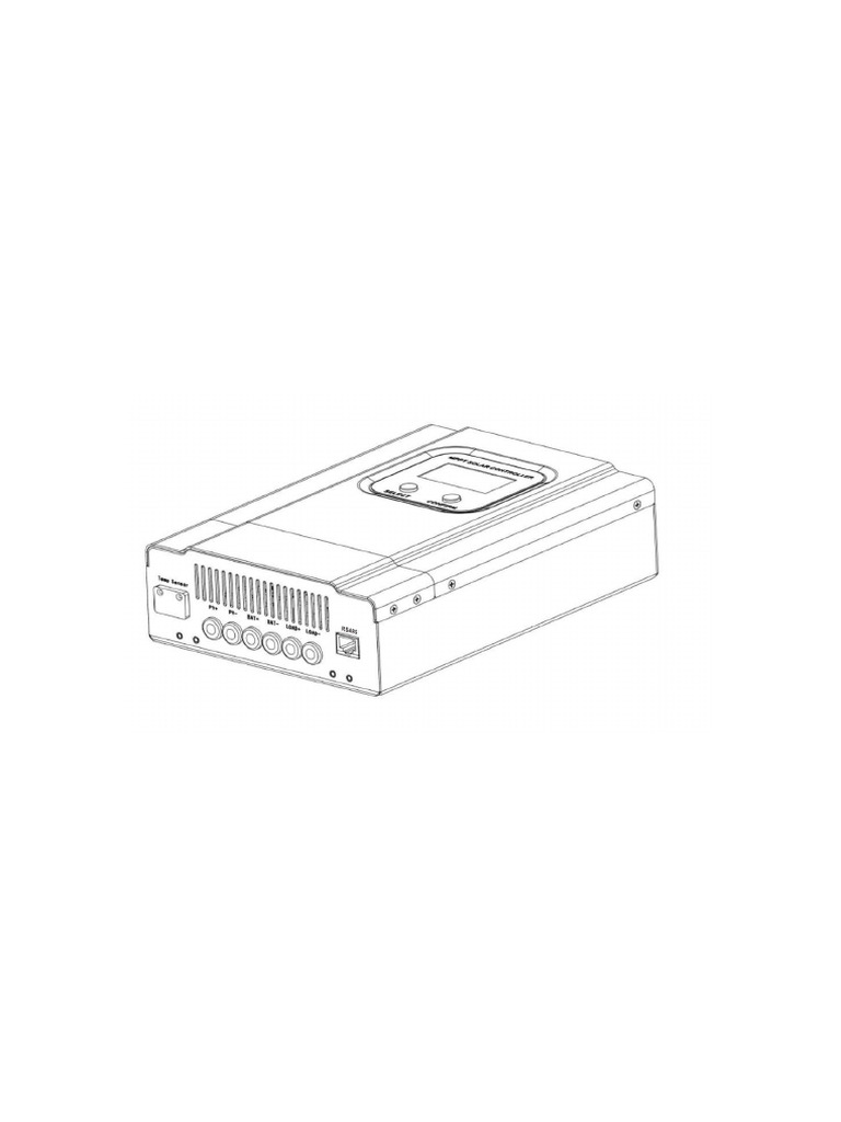 MPPT Solar Charge Controller Manual | PDF | Photovoltaics | Solar Panel