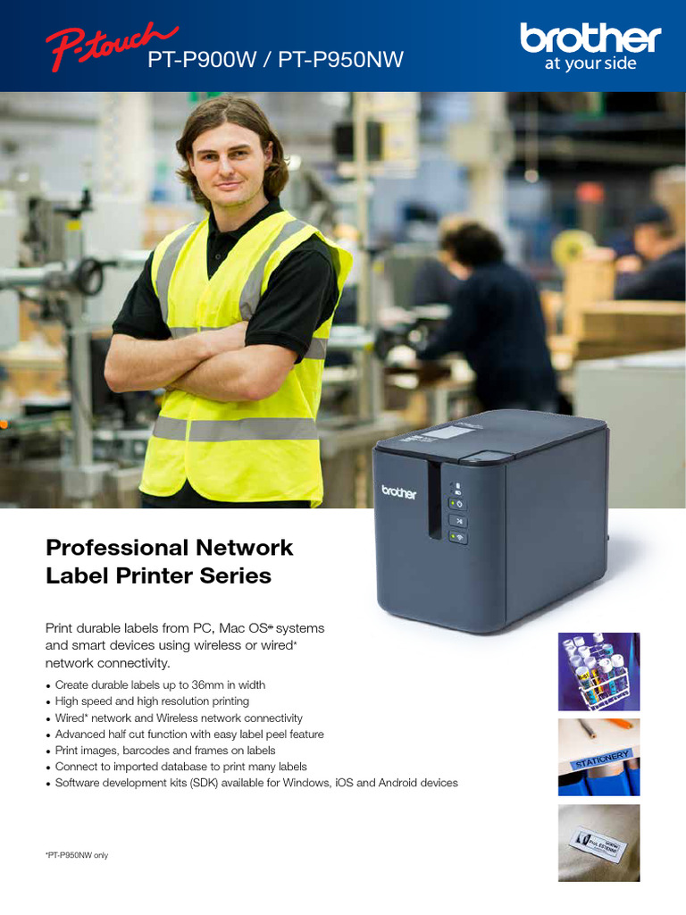 Ptp900w Ptp950nw Brochure | PDF | Microsoft Windows | Personal Computers