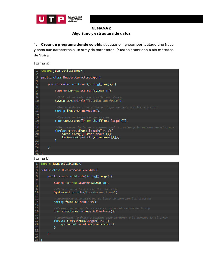 SEMANA 2-Algoritmo y estructura datos | PDF | Programación de computadoras | Algoritmos y ...
