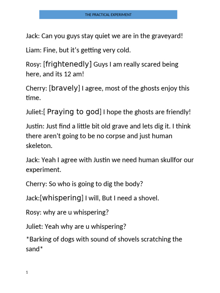 The Practical Experiment Doeee | PDF