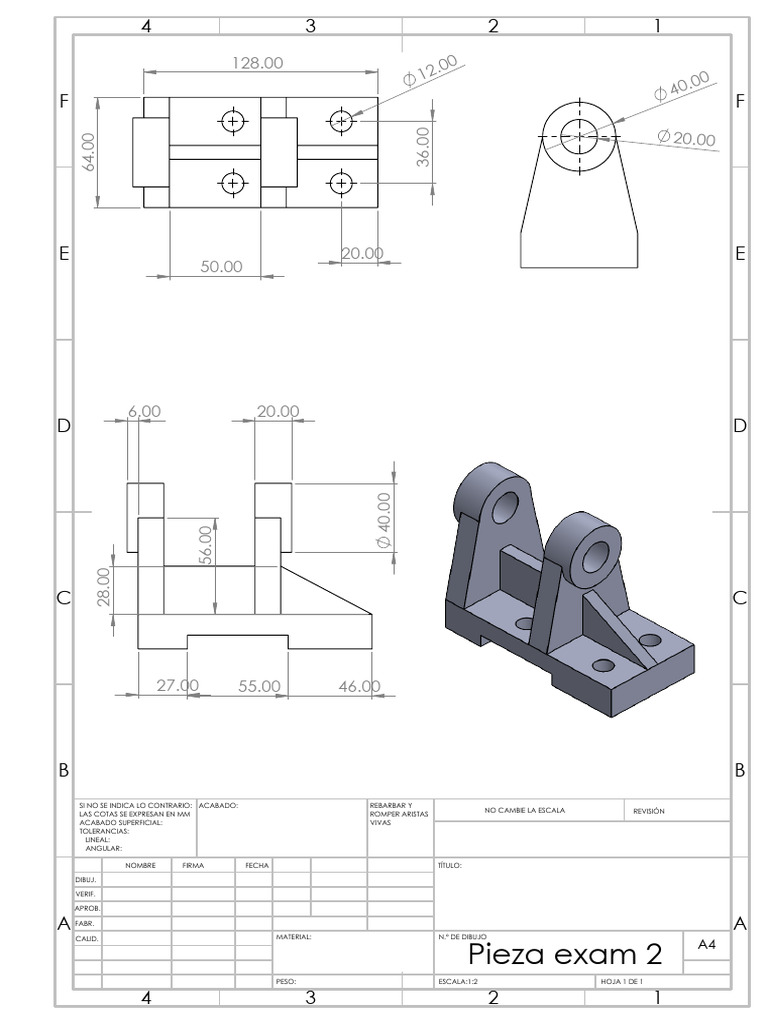 Especificaciones de Diseño de Pieza | PDF