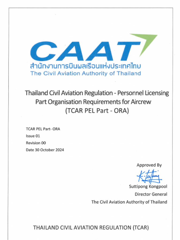 2.2.TCAR PEL Part ORA Regulation | PDF | Regulatory Compliance