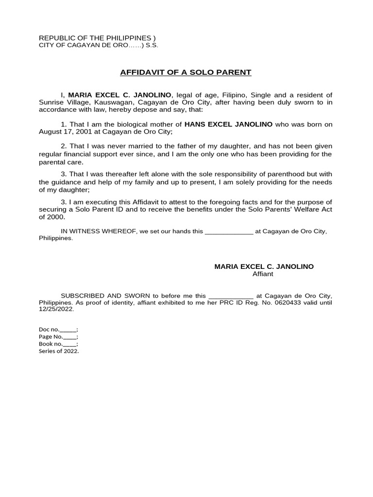 Janolino-Solo Parent | PDF