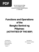 BSP Functions and Roles Overview | PDF | Foreign Exchange Reserves | Money