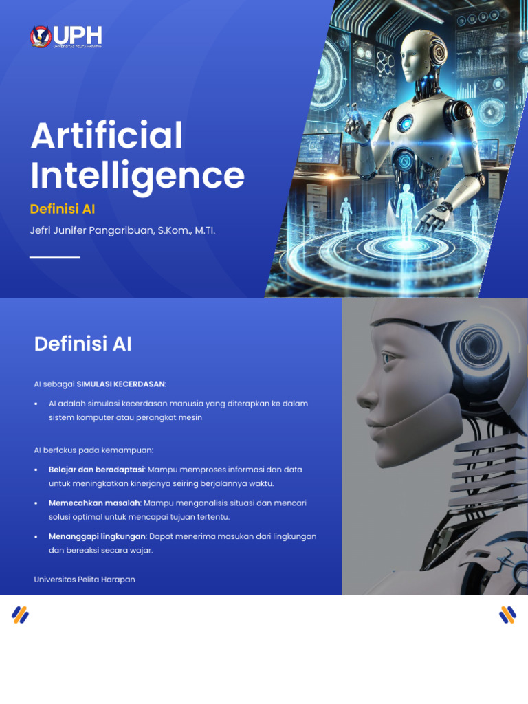 Draft - 01a - Artificial Intelligence (Definisi AI) | PDF