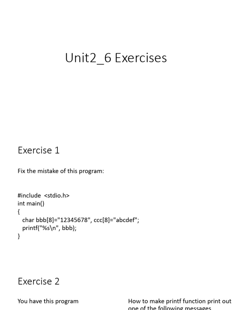 Unit2 6 w11 Assignments | PDF