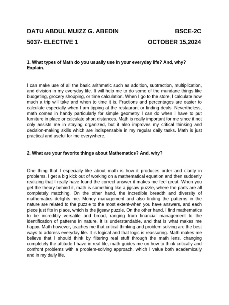 elective | PDF