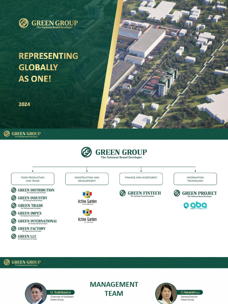 Green Group: Global Brand Development | PDF | Mongolia | Business