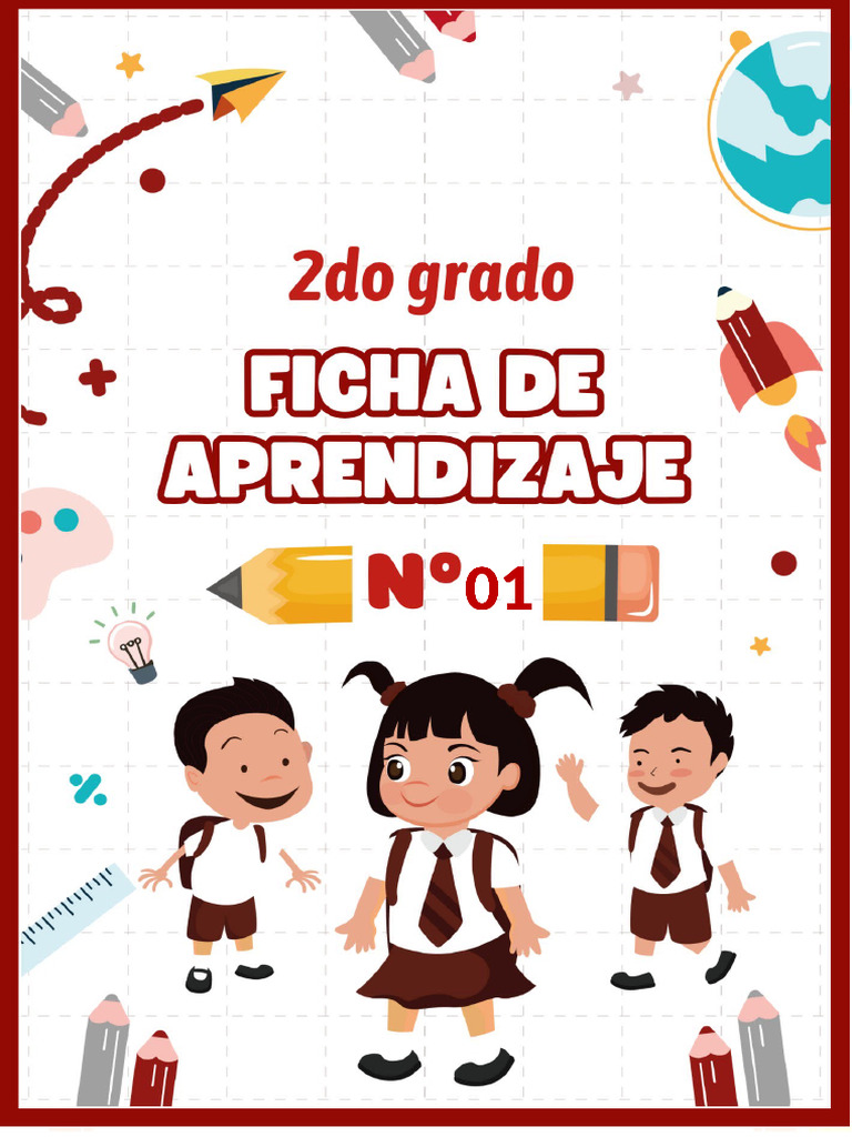 Ficha de Aprendizaje N°1 - 2do Grado | PDF