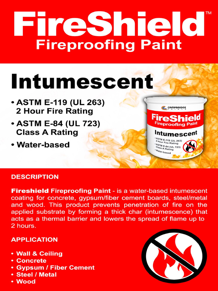 FireShield - Intumescent Fireproofing Paint | PDF